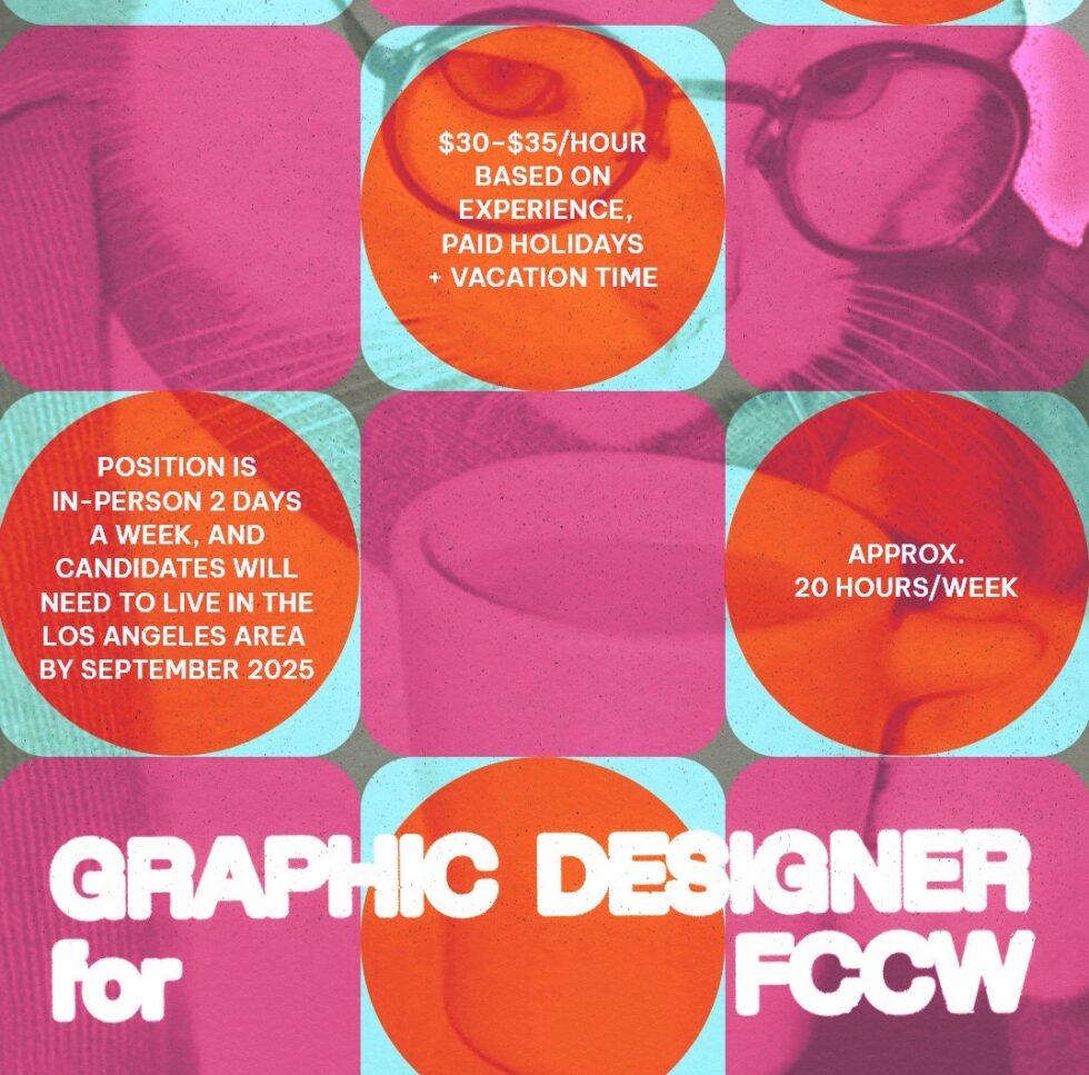 We're Hiring A Part-Time Graphic Designer! - FCCW: Feminist Center for ...